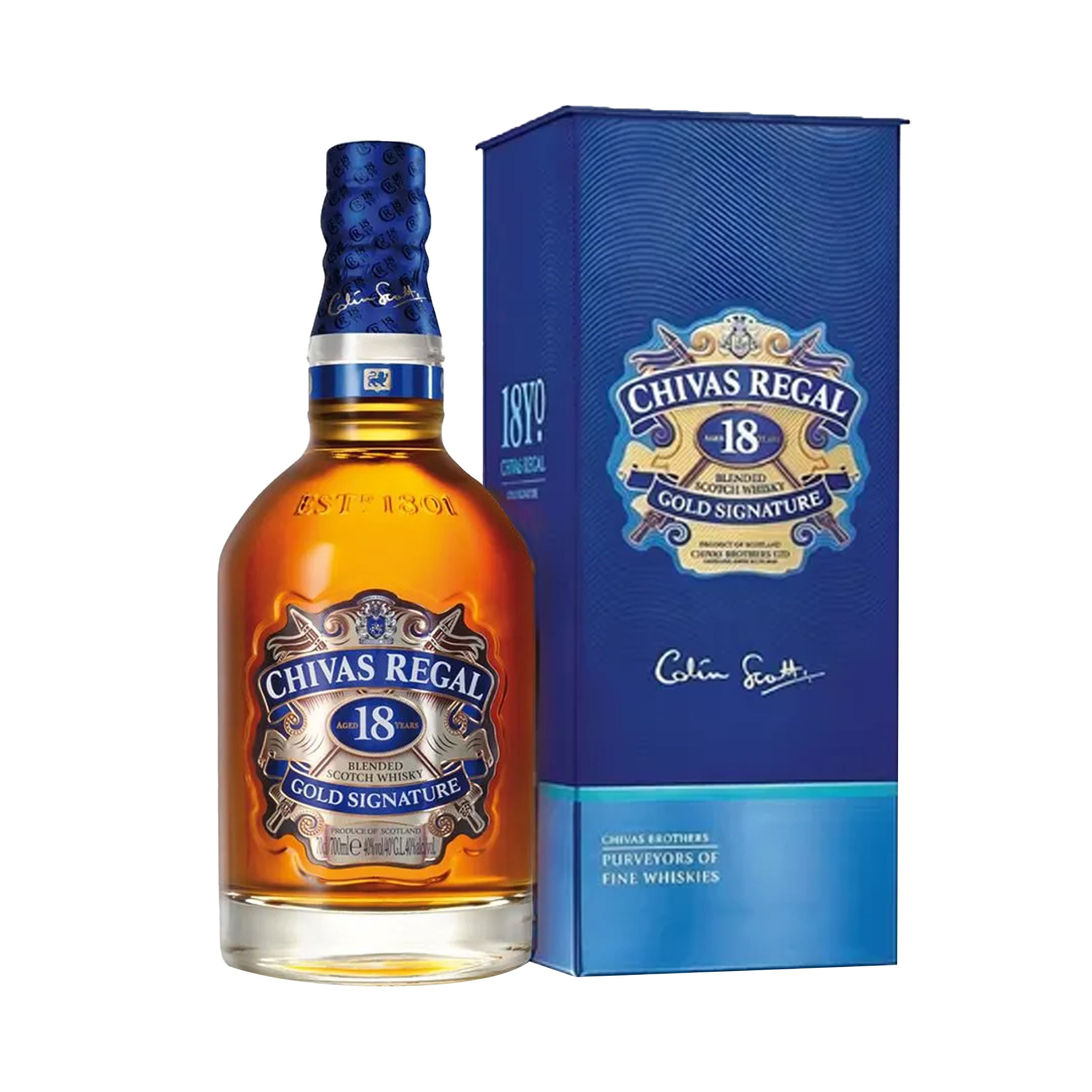 Whisky CHIVAS REGAL Gold Signature 18 Años 700 ML - Catha Liquor Store